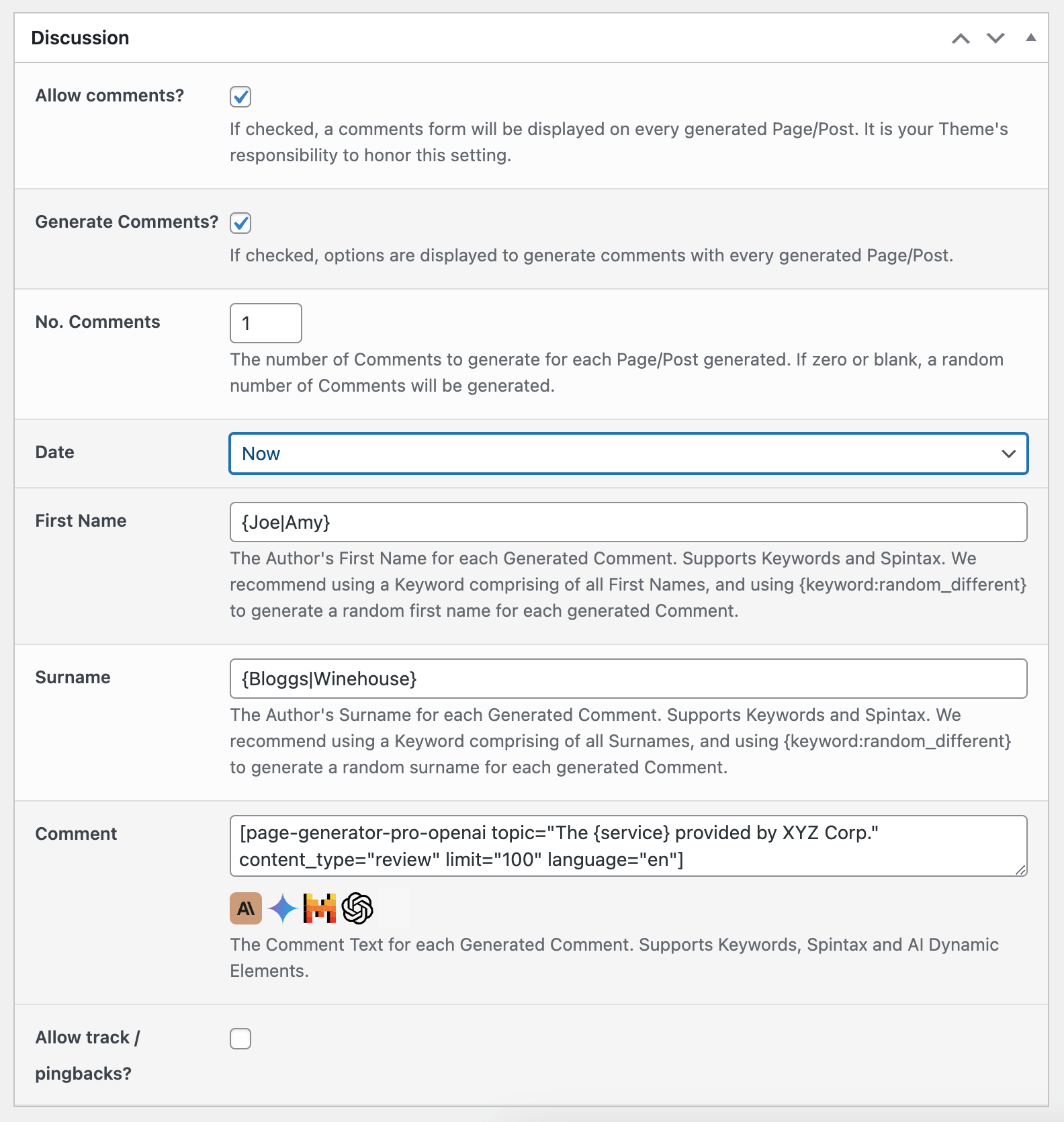 Page Generator Pro - WP Zinc