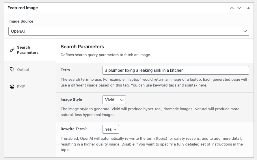 Generate: Content - WP Zinc