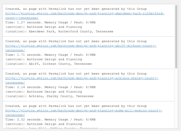 Performance - WP Zinc